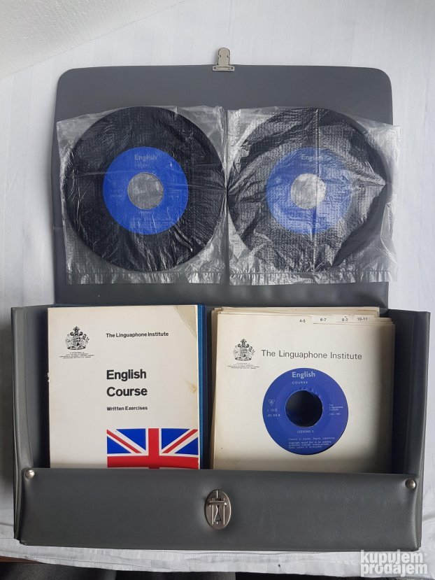 Linguaphone - engleski jezik-knjiga, ploce - KupujemProdajem