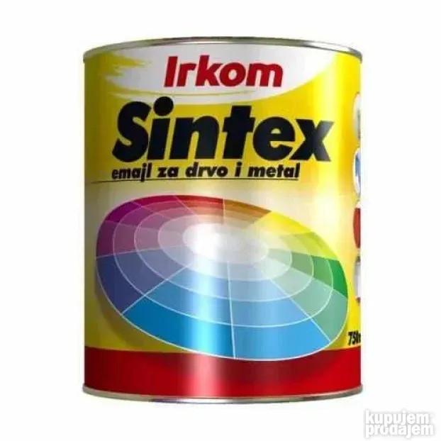 Uljana boja za drvo i metal SINTEX Trula višnja 0.75L Irkom ...