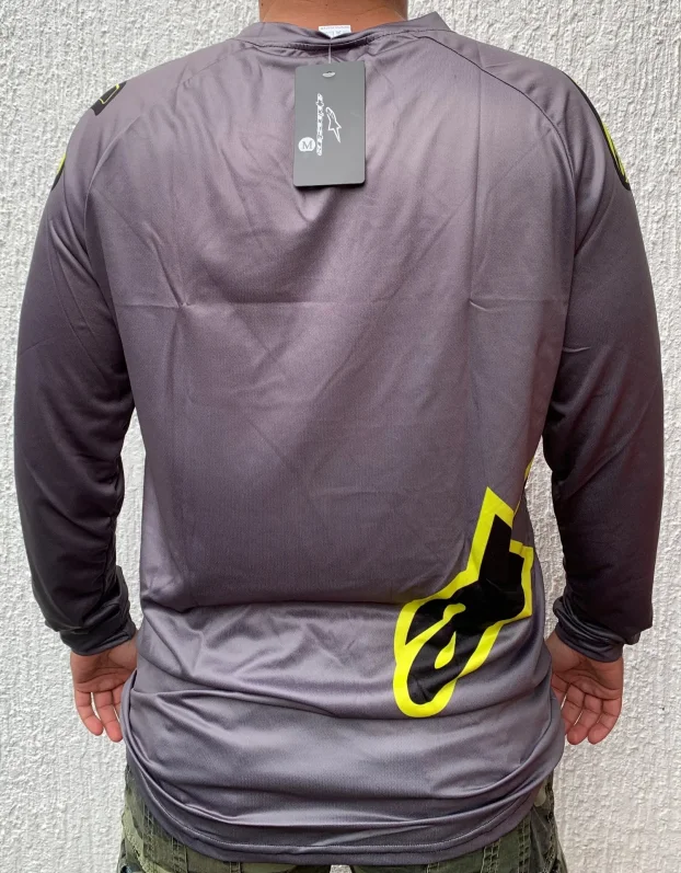 Moto kros dres mod.008 Alpinestars sivo - zuti - KupujemProdajem