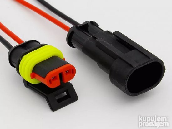 KONEKTORI 2 pina džek za automobil kamion traktor motor - KupujemProdajem