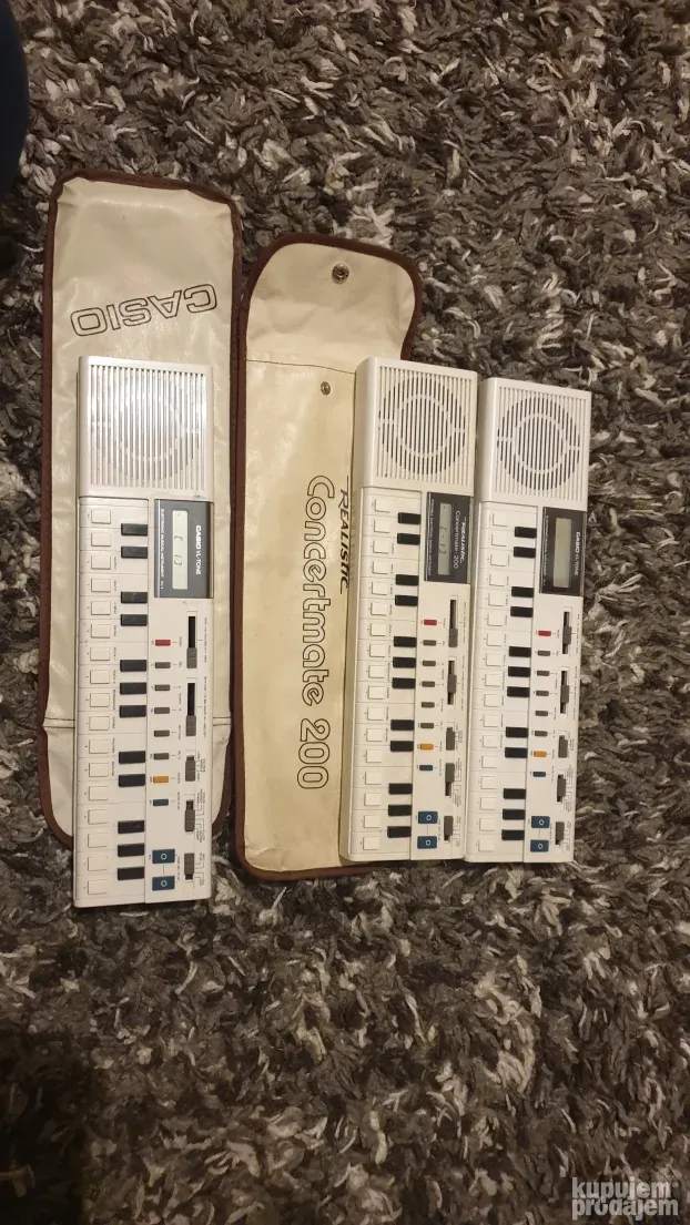 Casio VL tone VL-1 2 komada i Realistic concertmate 200 - KupujemProdajem