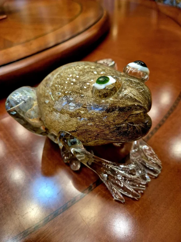 Murano veliki žabac, kupljen u Veneciji, 14 cm - KupujemProdajem
