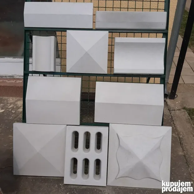 Behaton, ivičnjaci, kanalice, rešetke,kape, okapnice - KupujemProdajem