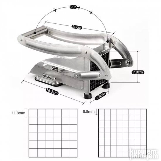 Aparat za pripremu pomfrita Secko za krompir Pomfrit - KupujemProdajem