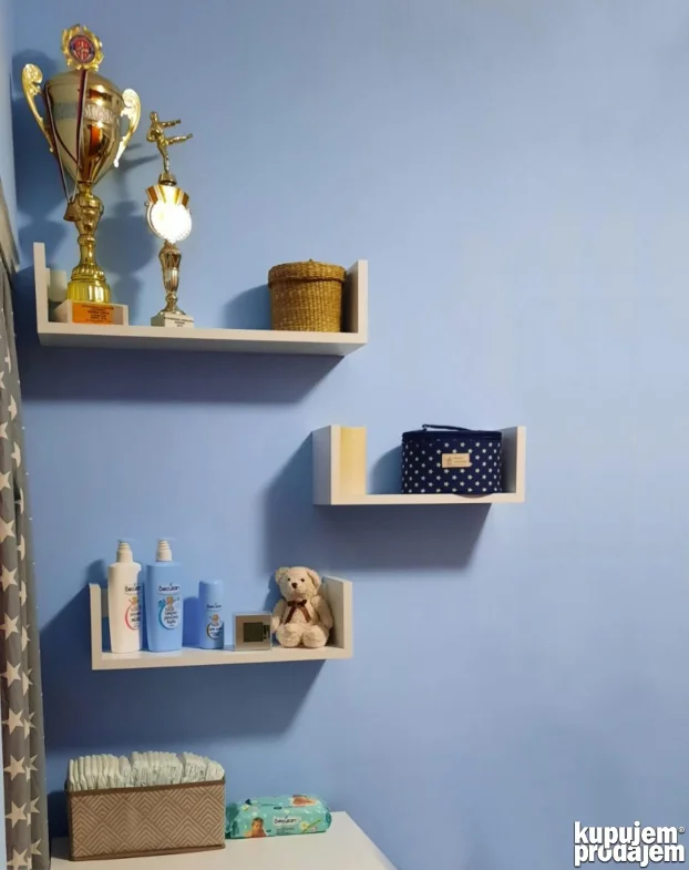 Police za zid ,SKRIVENI NOSAČI,police za knjige,zidne police ...