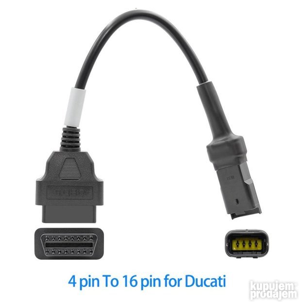 Dukati adapter za Motor OBD2 4PIN NA 16 Pin KABL-ADAPTER - KupujemProdajem