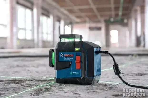 Bosch linijski laser GLL 80-33 G 3x360 80m domet 0601065500 ...