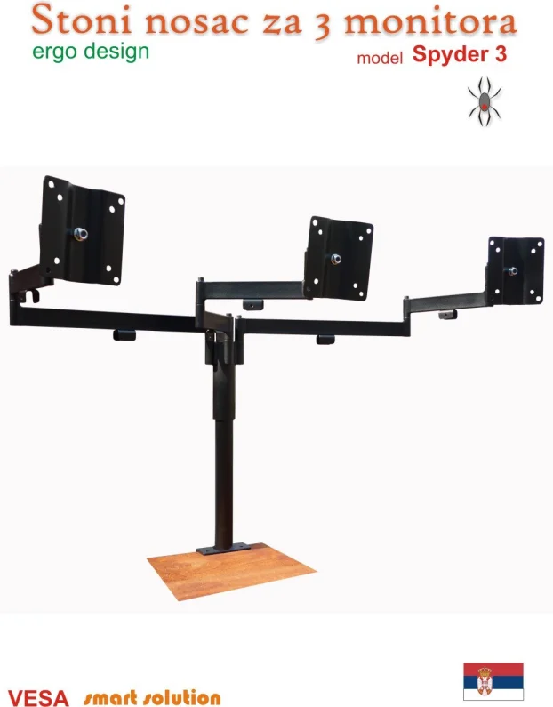 Stoni nosac za 3 monitora - KupujemProdajem
