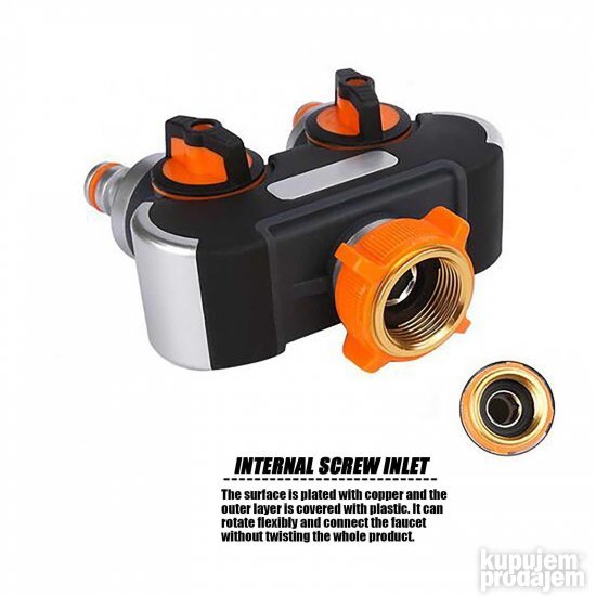 razdelnik 2-smerni s adapterom za slavinu NOVO - KupujemProdajem