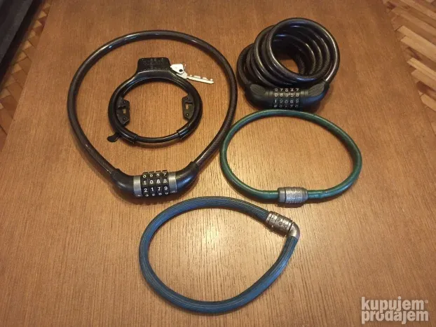 Sajle-brave za zaključavanje bicikla, skutera i sl. 5kom - KupujemProdajem