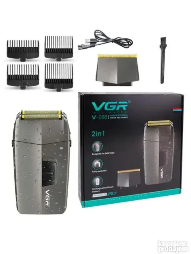 Elektricni brijac masinica za muškarce vgr V-086 2in1 - KupujemProdajem