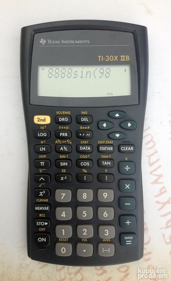 Texas Instruments TI-30X IIB 2-Line Scientific Calculator - KupujemProdajem