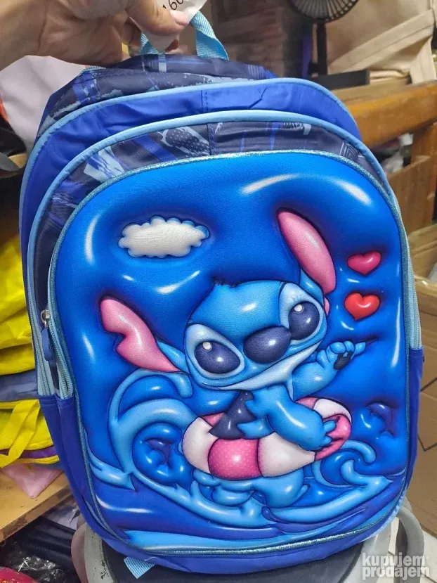 Stitch- Stic veliki skolski ranac 3D - KupujemProdajem