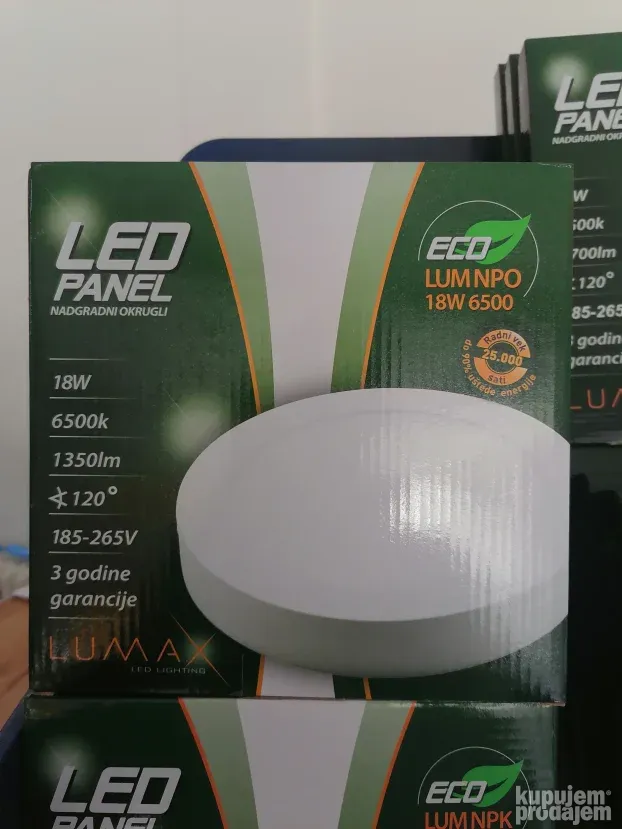 Led Panel Eco Lumnpo - 18w 6500K - KupujemProdajem