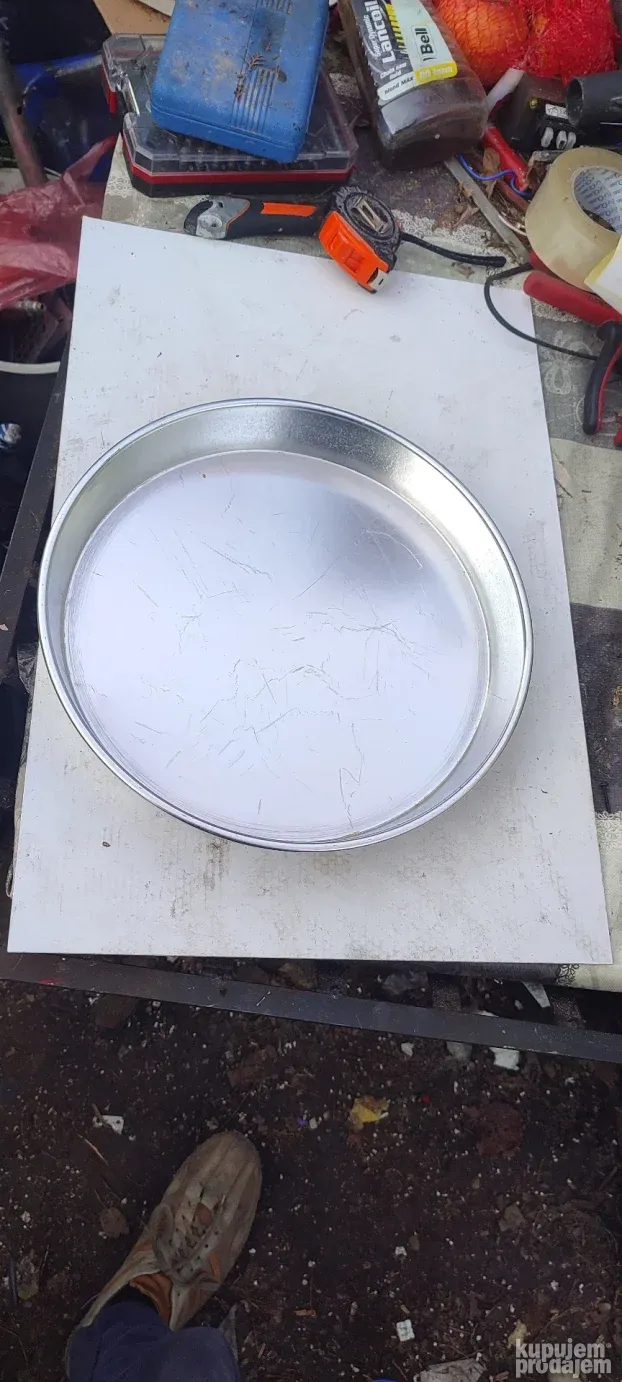 ajncer posluzavnik aluminijumski fi.34cm. - KupujemProdajem