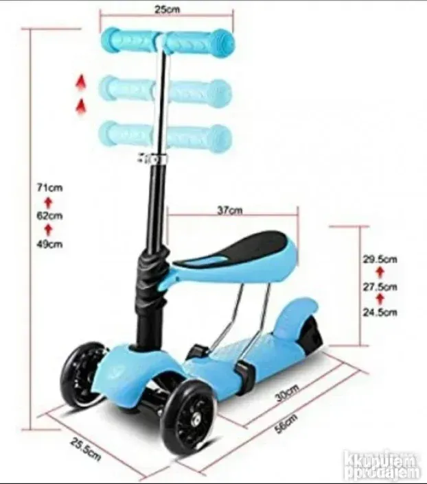 Trotinet za decu Trotinet 3u1 Trotinet - KupujemProdajem