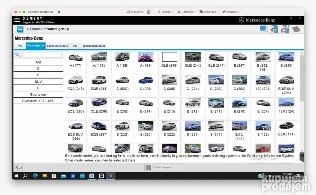 Mercedes Profesionalna Dijagnostika Xentry PROGRAM - KupujemProdajem