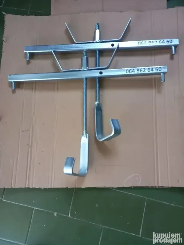 Drzaci za vezivanje merdevina na krovni nosac auta - KupujemProdajem