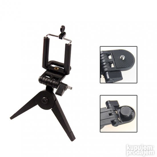 Tripod stativ + drzac za mobilni telefon iPhone galaxy - KupujemProdajem
