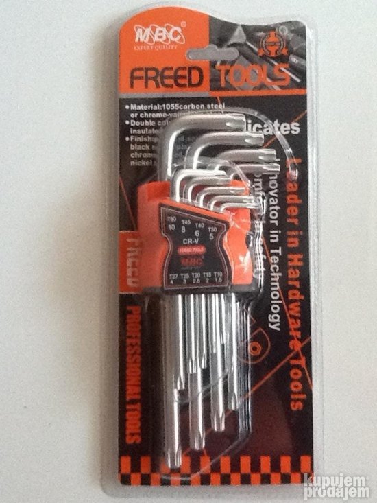 Toreksi set toreks kljuceva od 9 delova - KupujemProdajem