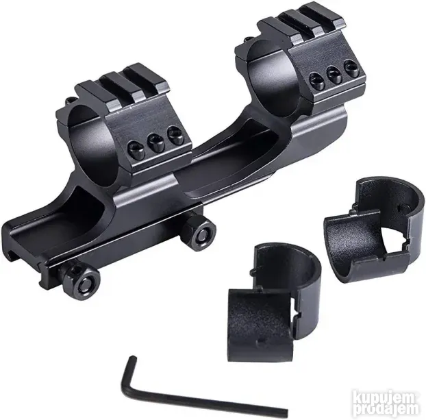 Nosač optike jednodelni fi25,4/30 za šinu 20mm model 3 - KupujemProdajem