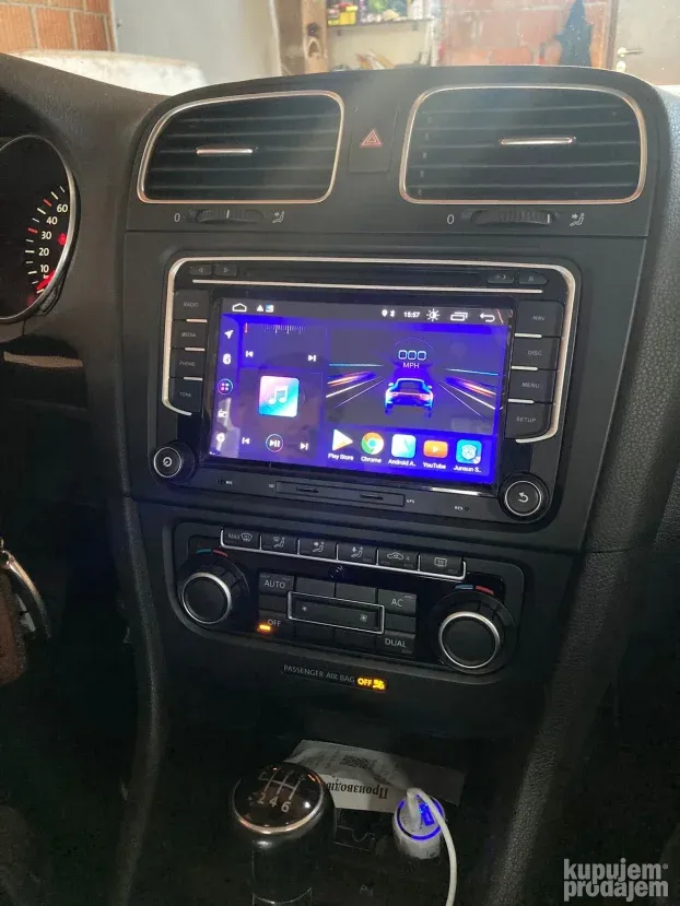 VW Golf 5 6 passat b6 b7 Android Multimedija 8 GB navigacija ...
