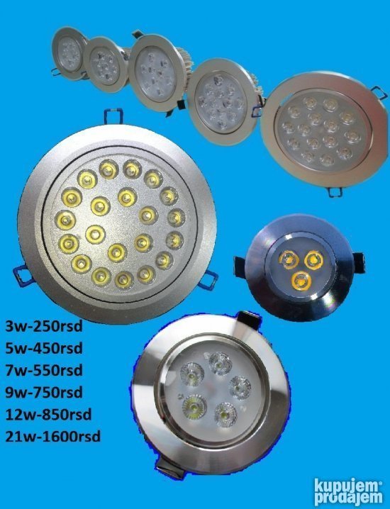 LED Paneli sa senzorom, RGB, Reflektori, trake, rozetne, - KupujemProdajem