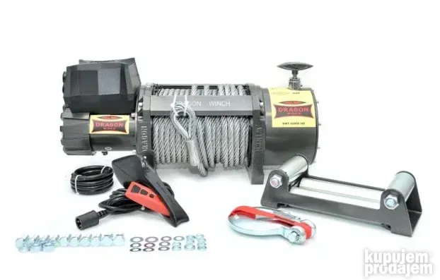 Vitlo za prikolice specijalna vozila Truck 31m 24V 22000 lb ...