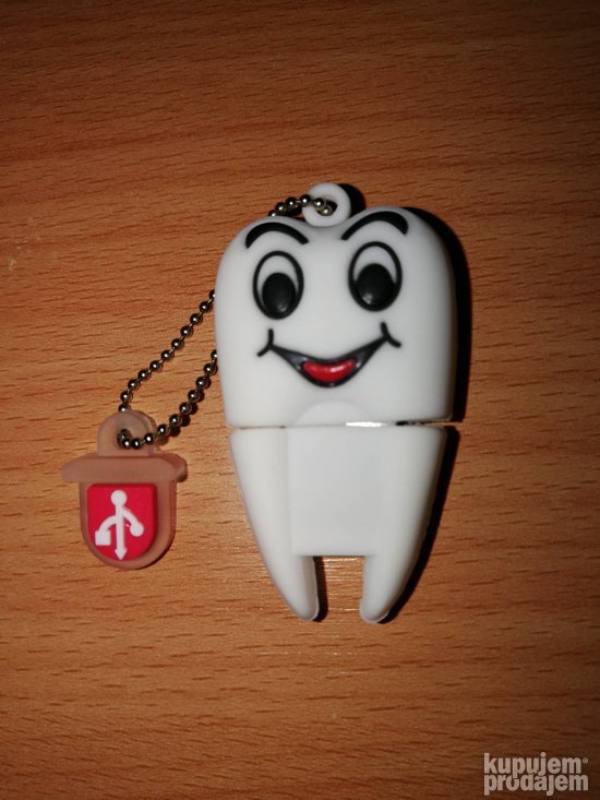 Flash memorija 64GB u obliku zuba. Novo! - KupujemProdajem