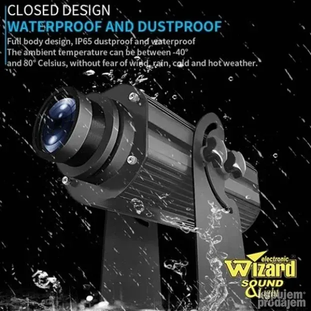 Led logo projektor vodootporni 100w - KupujemProdajem