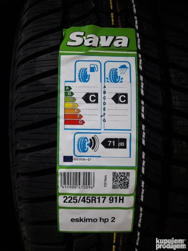 225/45R17 225 45 17 225 45 17 SAVA ESKIMO HP m+s zima akcija - KupujemProdajem