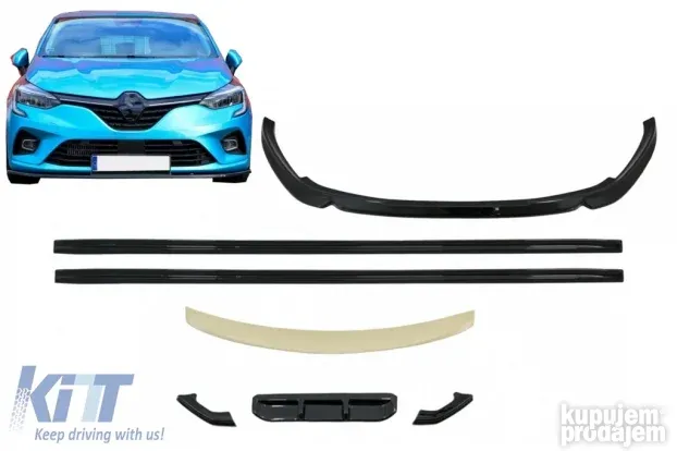 Aero Body Kit set Renault Clio V 5 (2019-Up) - KupujemProdajem