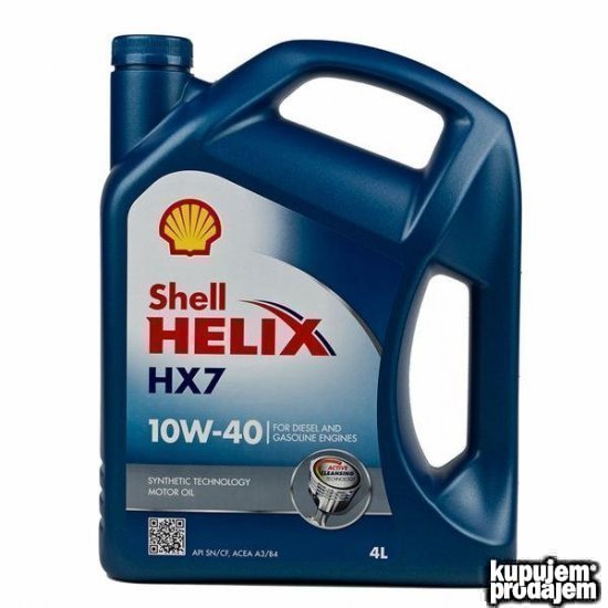 Ulje SHELL HX7 10w-40 10w40 4L A K C I J A - KupujemProdajem
