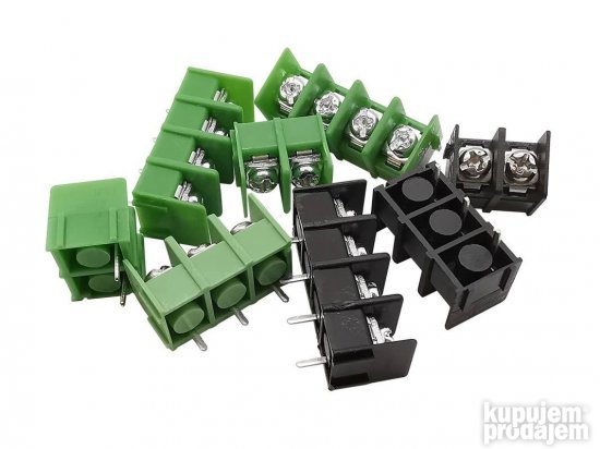 KF7620-4P Terminal blok 4 pina (crni) 7.62mm raster - KupujemProdajem