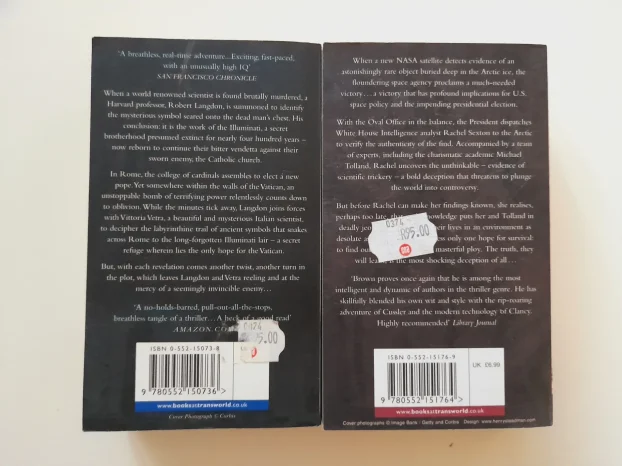Den Braun 2 knjige na engleskom jeziku - KupujemProdajem