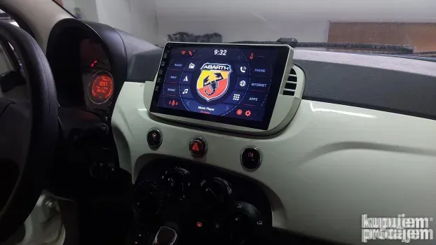 Fiat 500 fico 500 multimedia android navigacija bela 9 inca ...