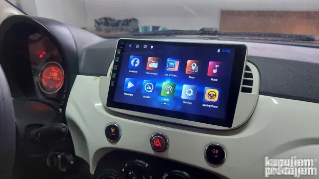 Fiat 500 fico 500 multimedia android navigacija bela 9 inca ...