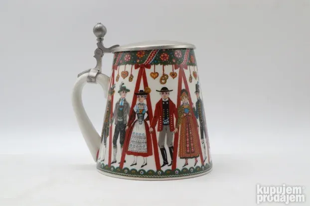 Vintage pivska krigla Elizabeth Liegl Bavaria - KupujemProdajem