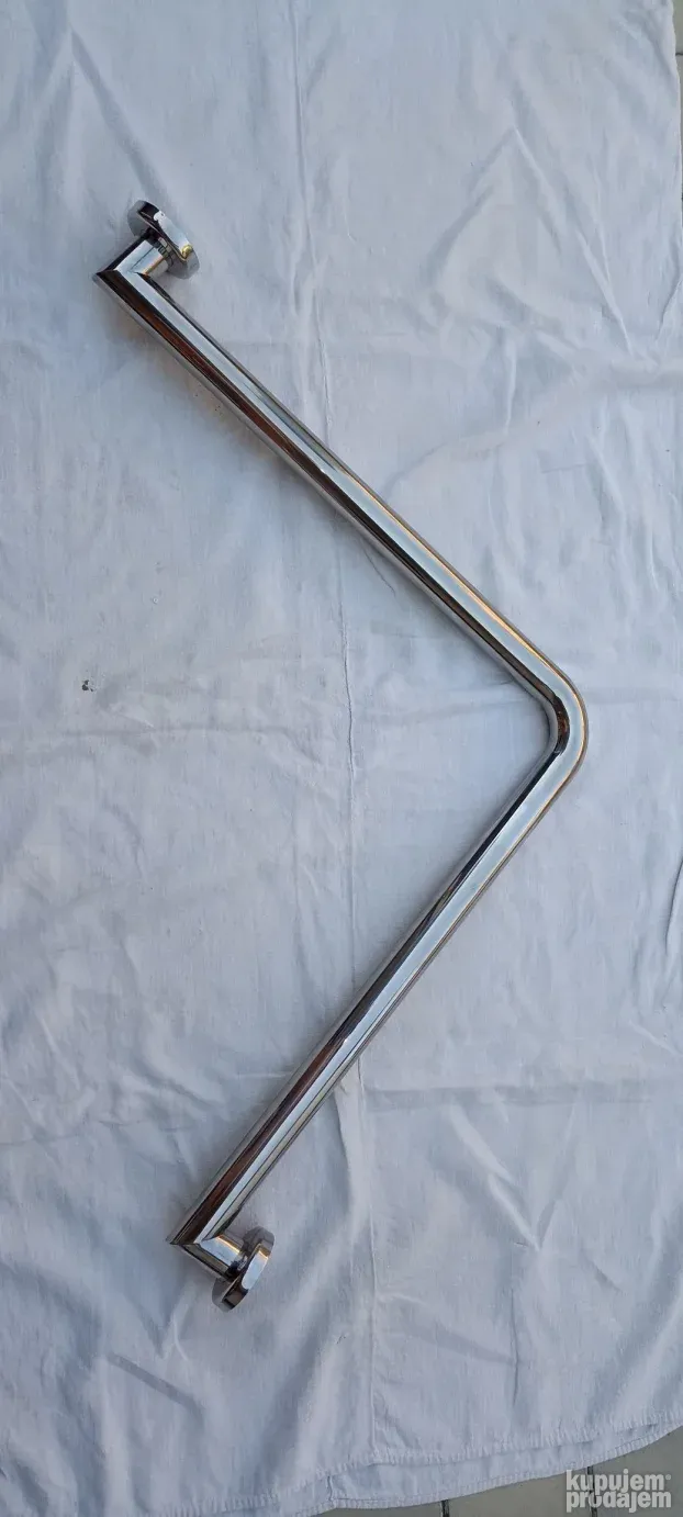Prohrom RUKOHVAT - DRŽAČ inox za kupatilo UGAONI Novi 840mm ...