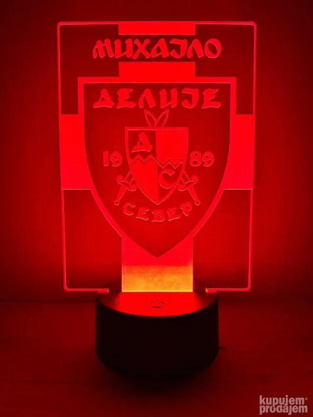 3D LED lampa - Delije Sever - KupujemProdajem