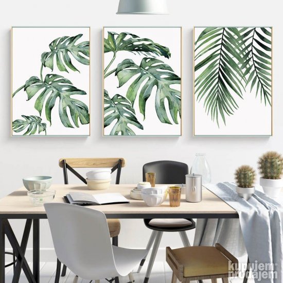 Slike iz delova Jungle Print na Kanvasu ili Medijapanu - KupujemProdajem