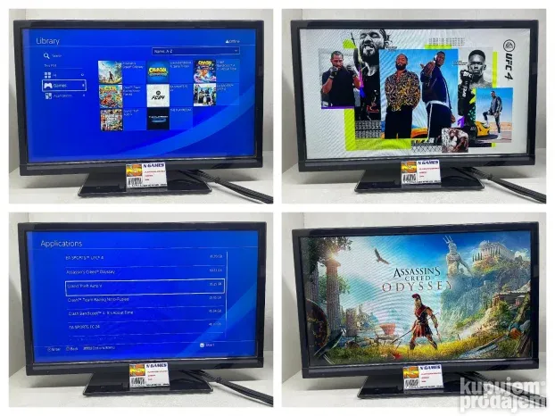 PS4 Slim 2016B / FC 24 + GTA V + Crashiversary + UFC 4 Delux ...