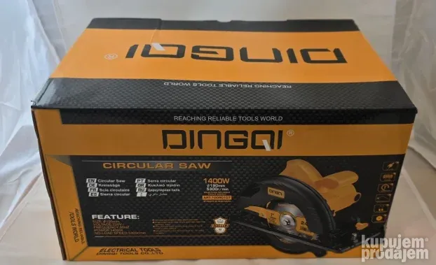 Rucni cirkular testera DINGQI Cirkular 1400W profi - KupujemProdajem