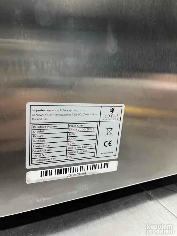 Pica pec dupla NOVO 3kw monofazna - KupujemProdajem