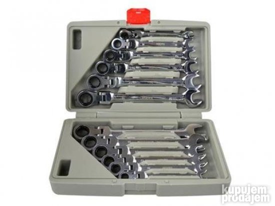 Set kljuceva zglobnih sa krckalicom 8-19 mm 12 kom - KupujemProdajem
