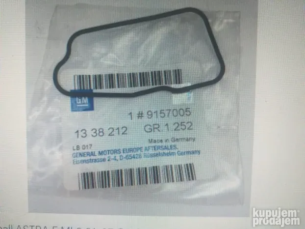 Gumica termostata Opel Astra G Vectra B C Corsa B 9157005 - KupujemProdajem
