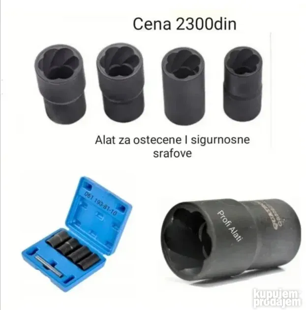 Alat za ostecene matice I sigurnosne srafove - KupujemProdajem