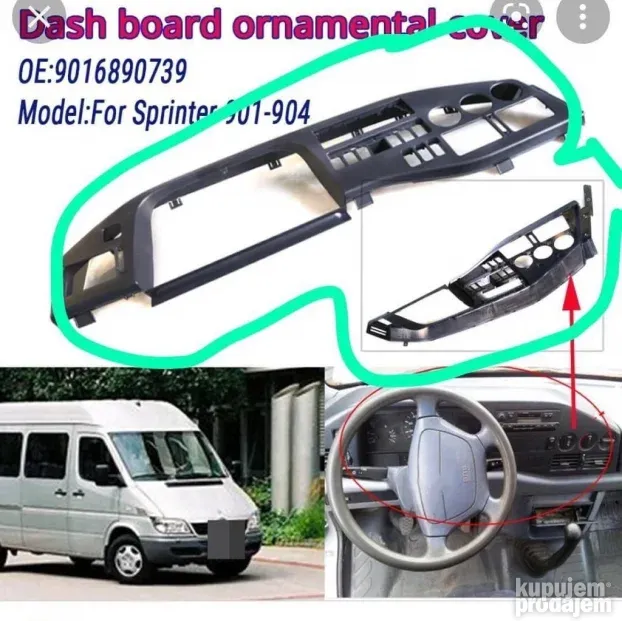 Mercedes Sprinter maska NOVO - KupujemProdajem