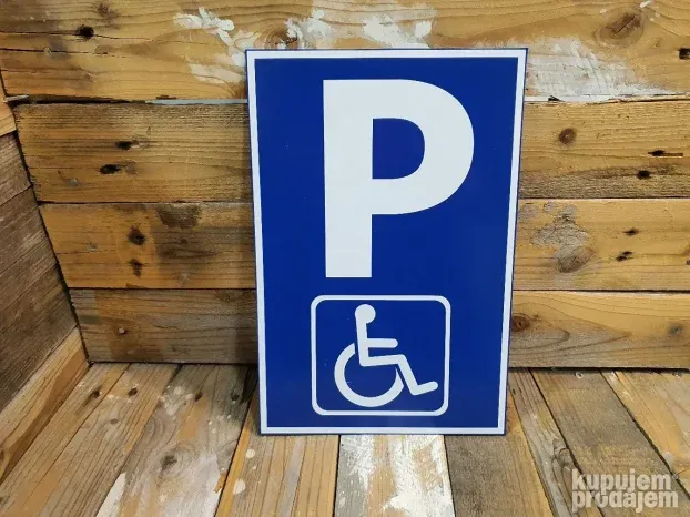 Tabla parking za osobe sa invaliditetom - KupujemProdajem