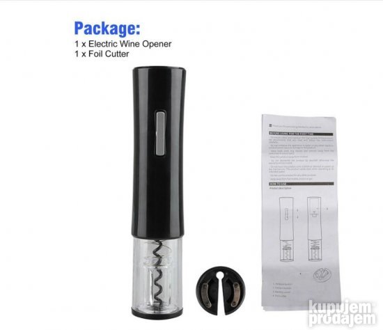 Elektricni otvarac vina otvarac za boce na baterije - KupujemProdajem